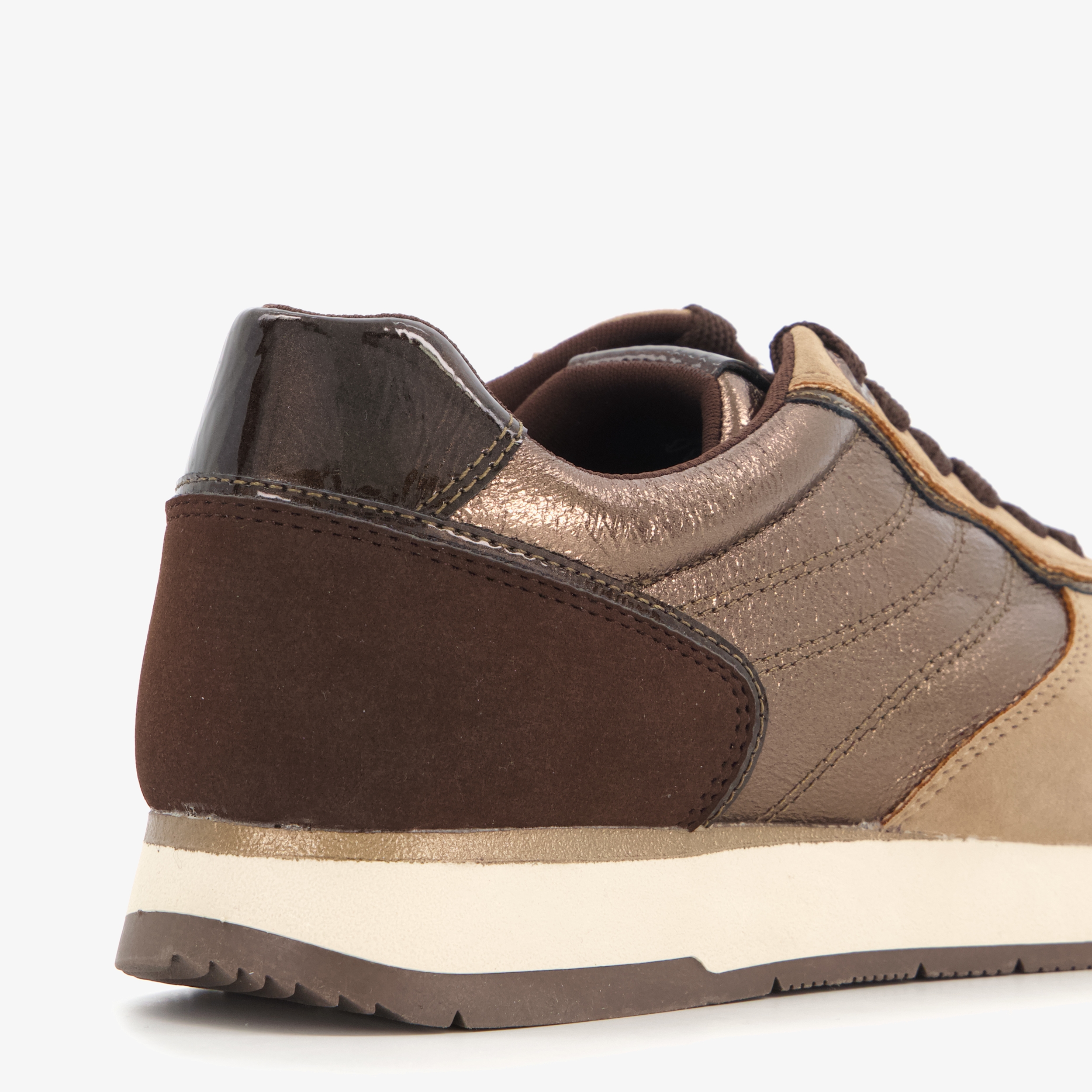 Tamaris dames sneakers met metallic details online bestellen | Scapino