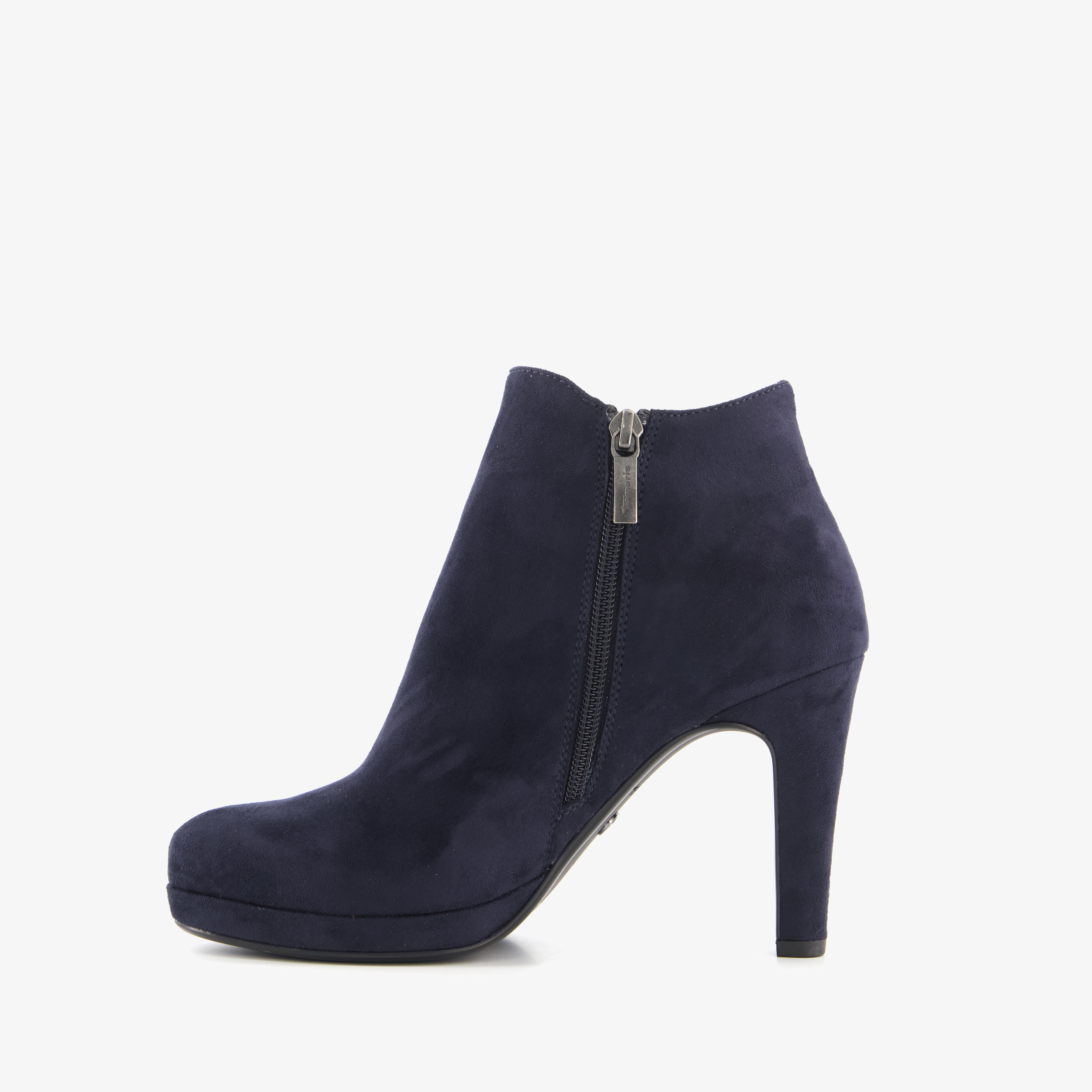 Tamaris dames enkellaarsjes met hoge hak navy online bestellen | Scapino