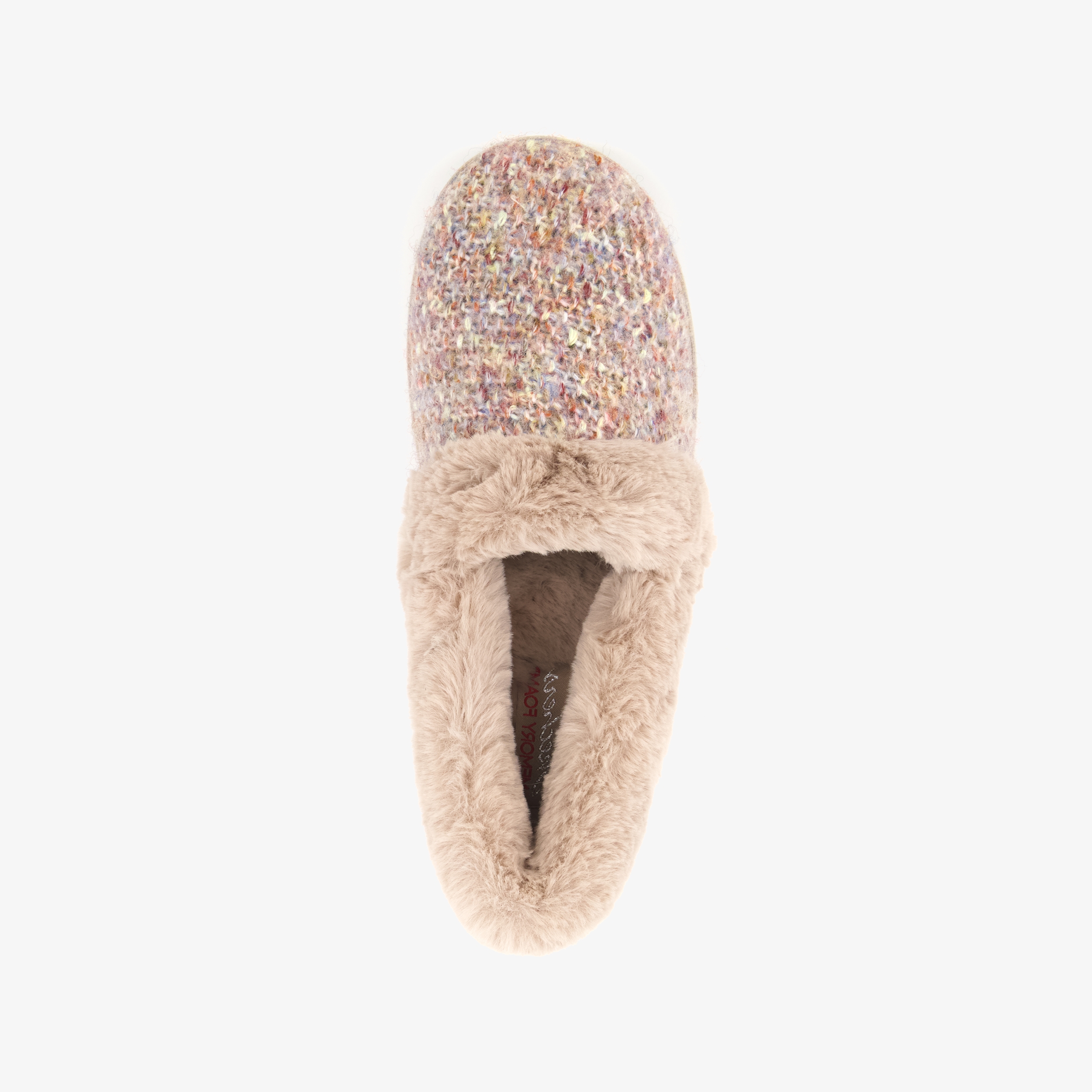 Skechers Cozy Campfire dames pantoffels beige online bestellen | Scapino