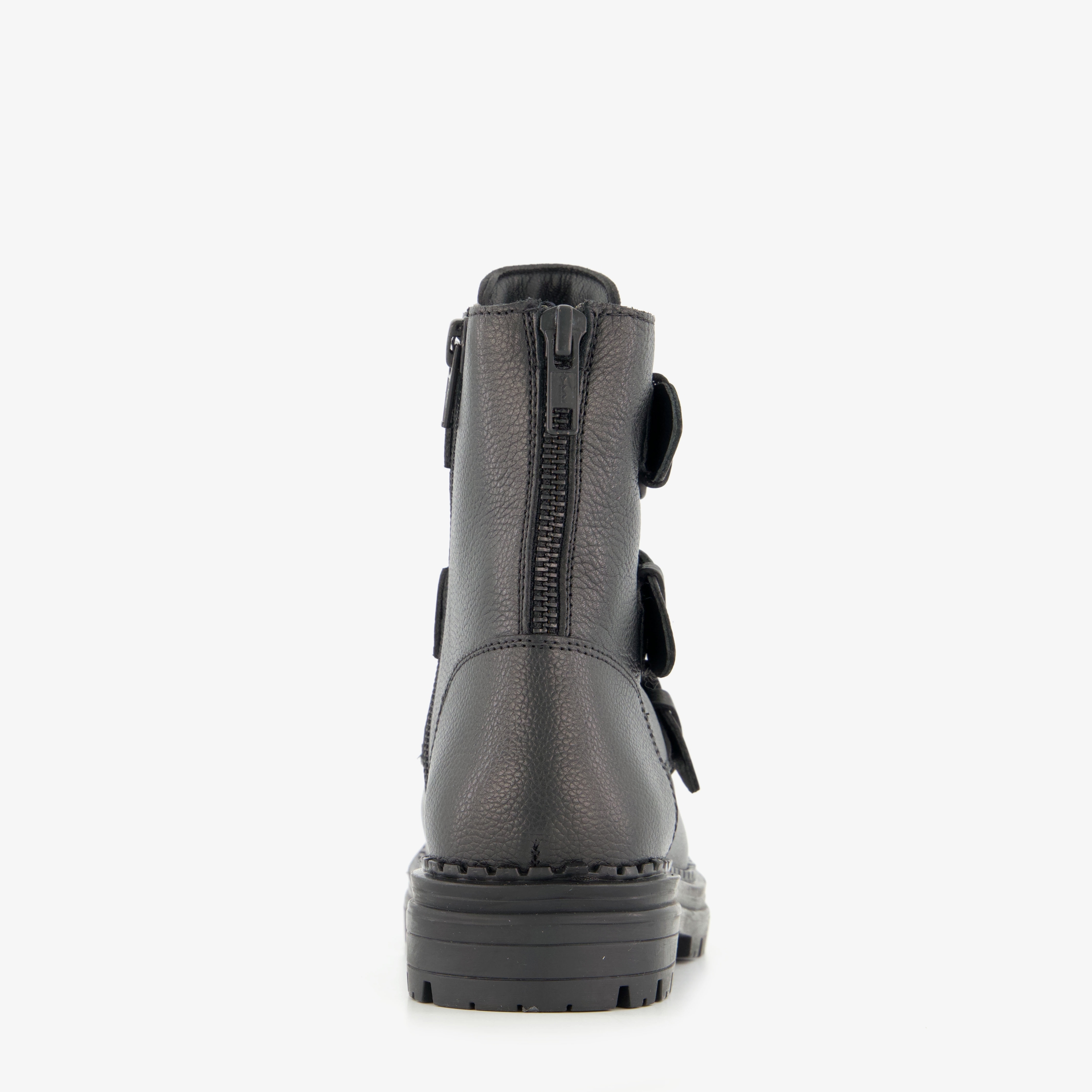 Groot leren meisjes biker boots zwart online bestellen | Scapino